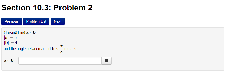 Solved Section 10.3: Problem 2 Previous Problem List Next (1 | Chegg.com