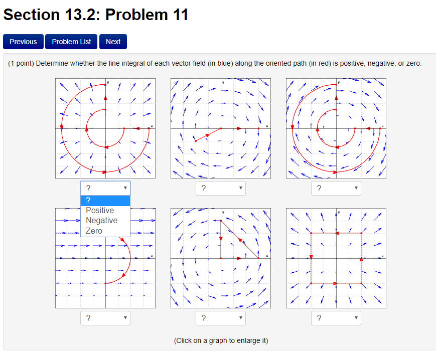 Solved Section 13.2: Problem 11 PreviouS Problem List Next 1 | Chegg.com