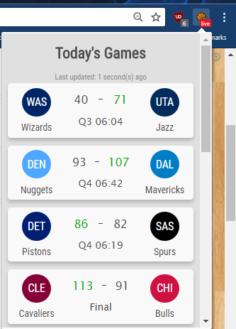 Where do you go to check live scores/boxscores? Looking for ...