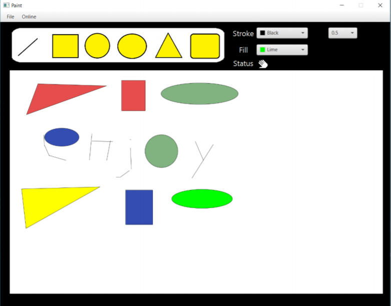 GitHub - aymanm419/Paint: Vector-based drawing application developed in java