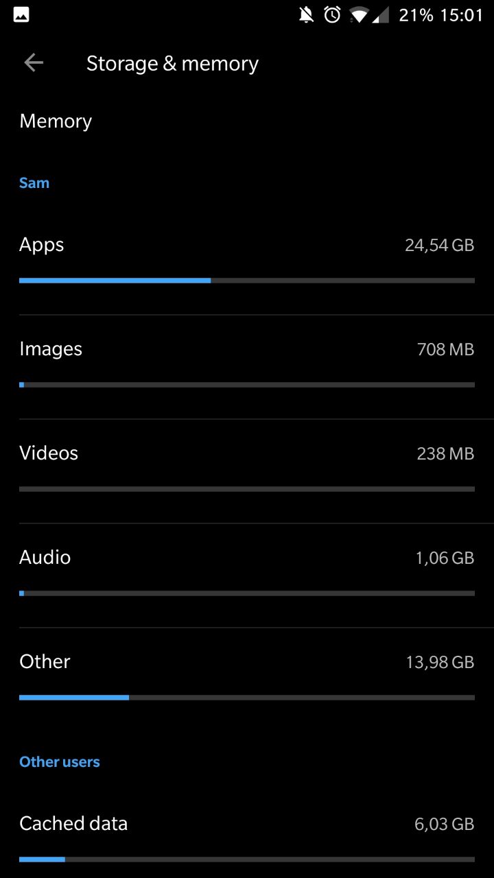 Why don't all of my installed apps show up at the storage screen? : r/androidapps