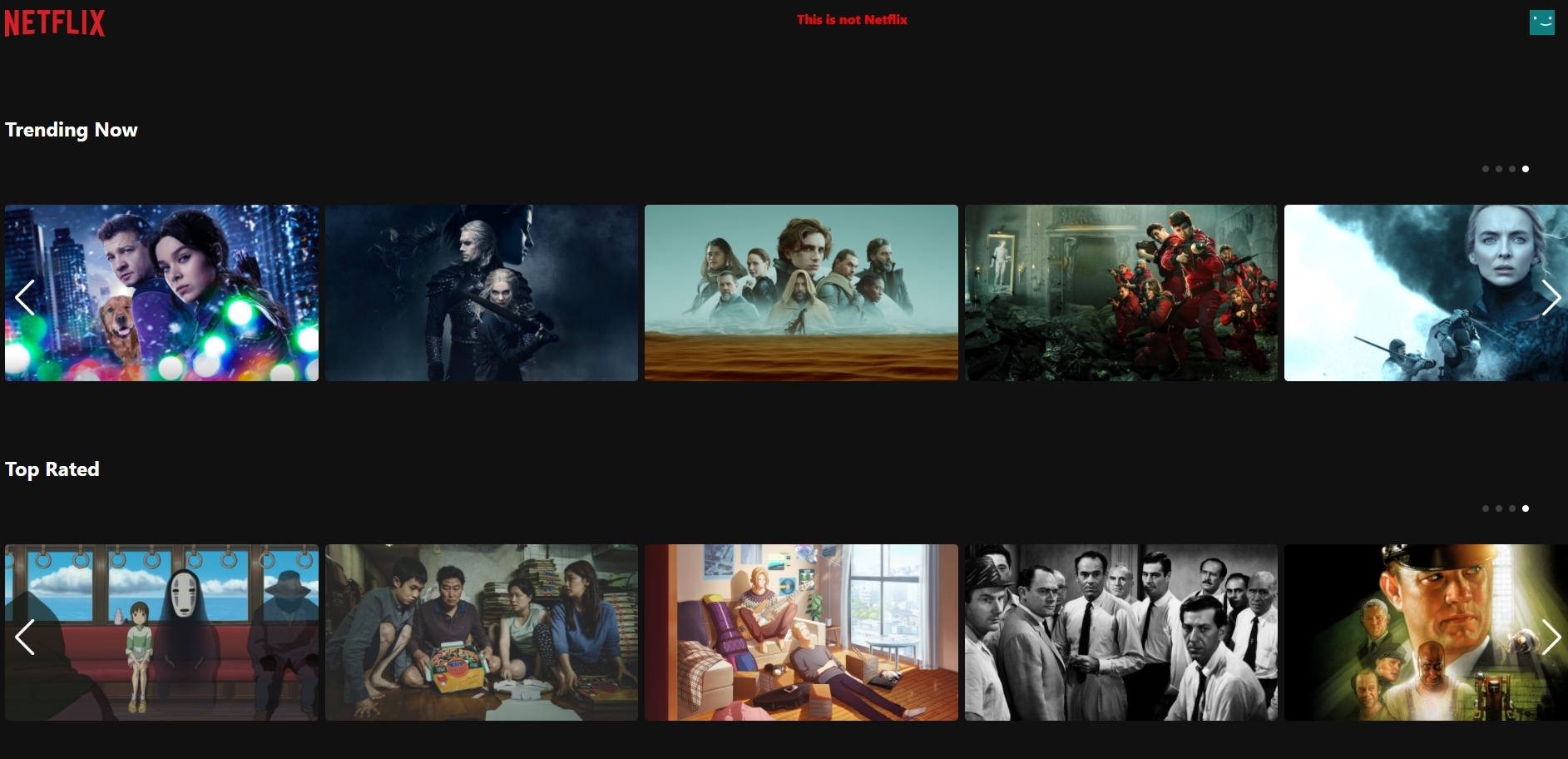 GitHub - AdamGriffiths31/netflix-clone