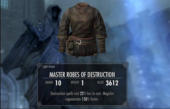 Don't know which mod changes robe of destruction in my game. Need some ...