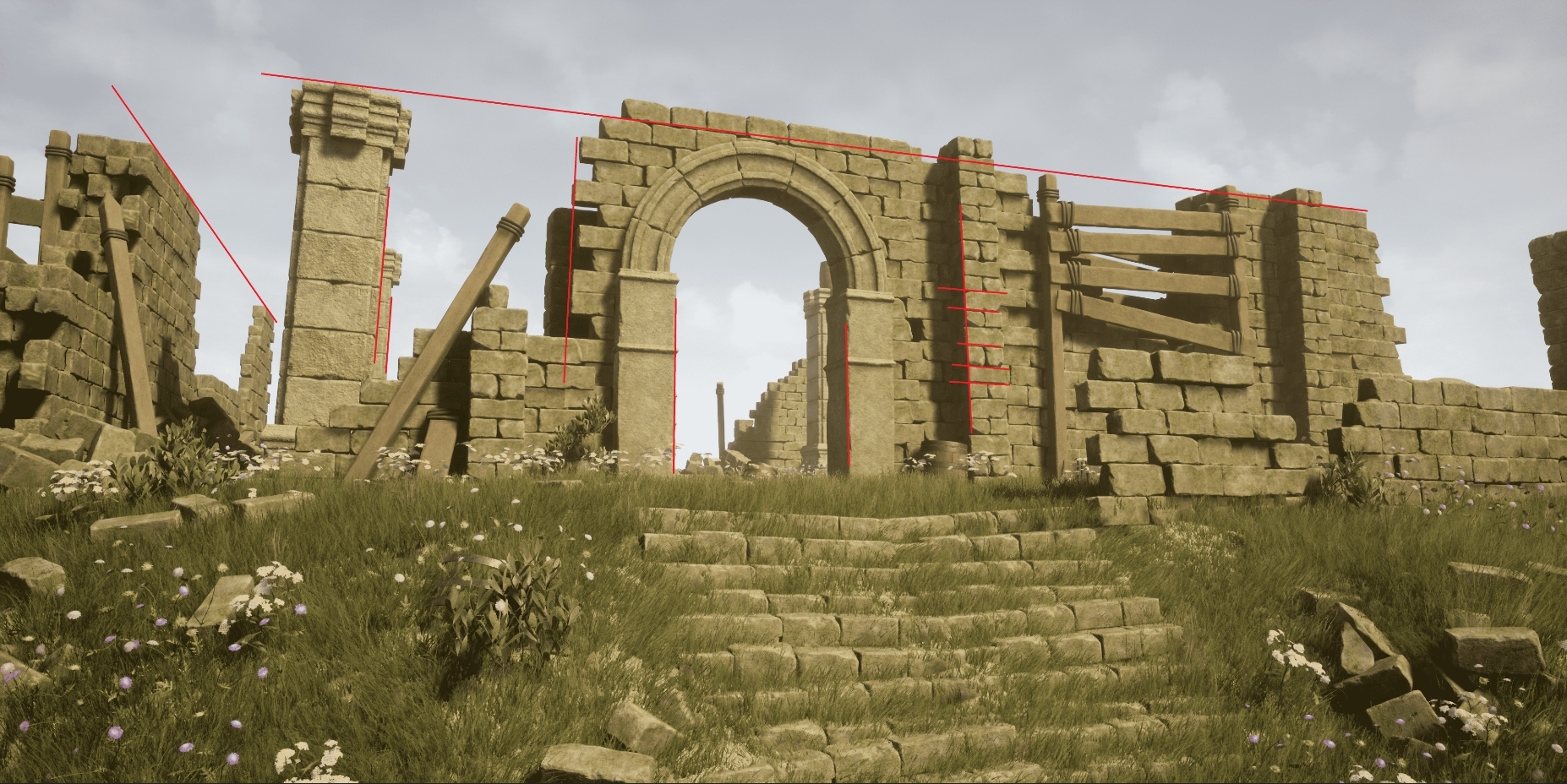 Finally finished my first outdoor environment! I would appreciate any ...