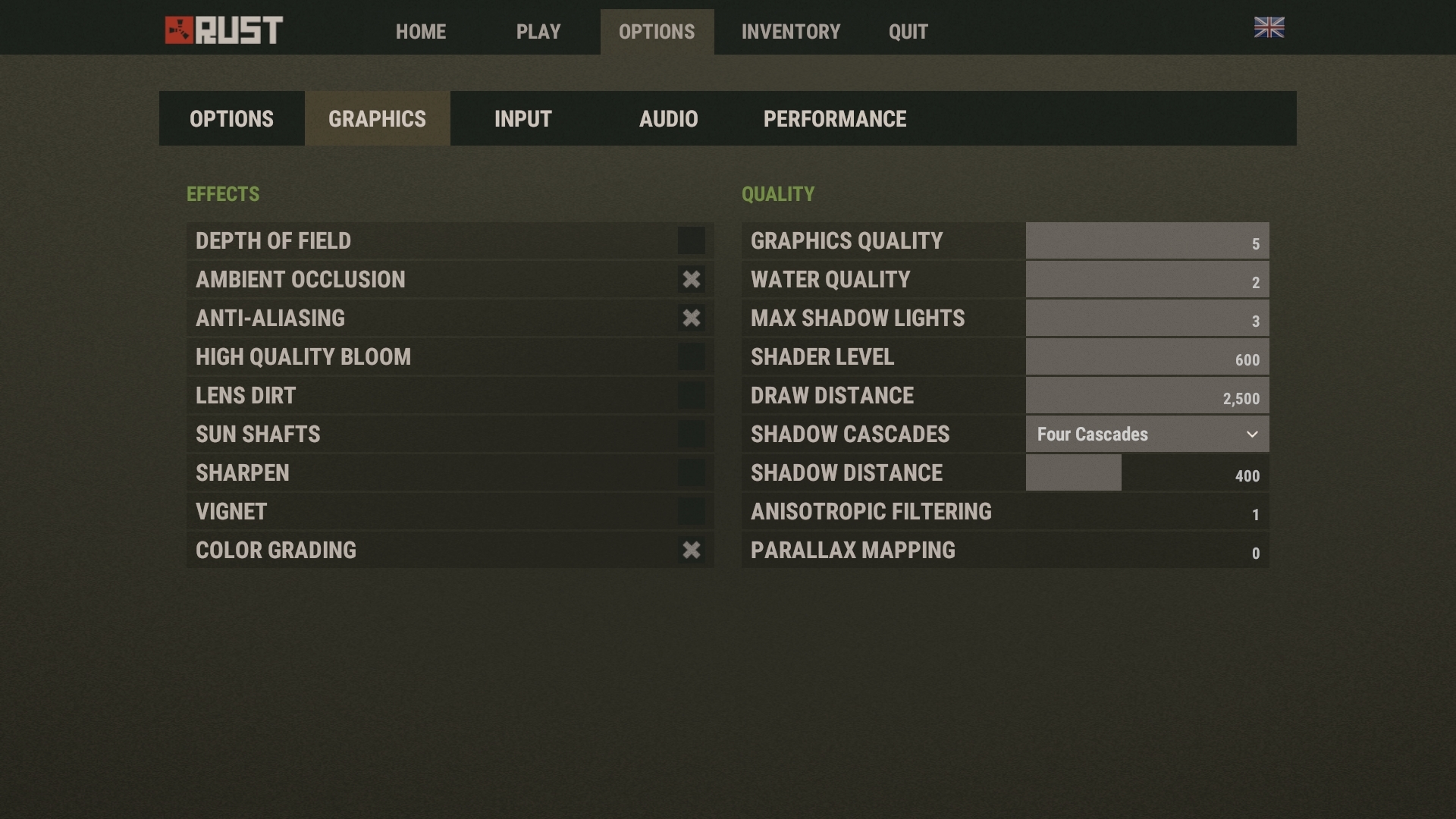 No shadows render for me in Rust :/ : r/playrust