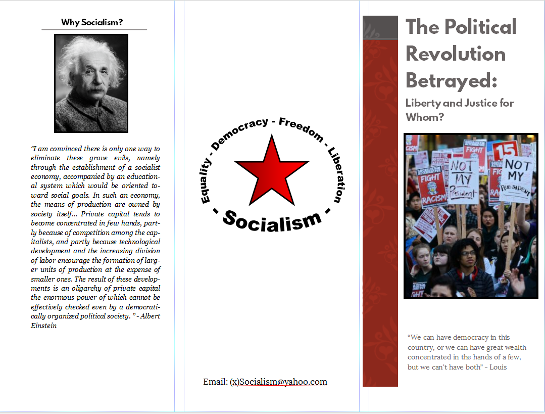 Pamphlet I Made for Introducing Liberals to Socialism (Dropbox Link ...