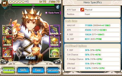How is Kasel post-patch? : r/Kings_Raid