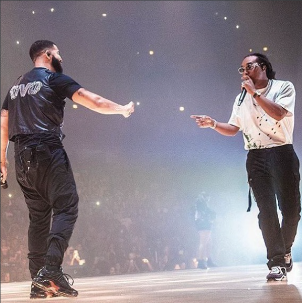 Drake pays respect to Takeoff | UPDATE: Attending funeral today | ktt2