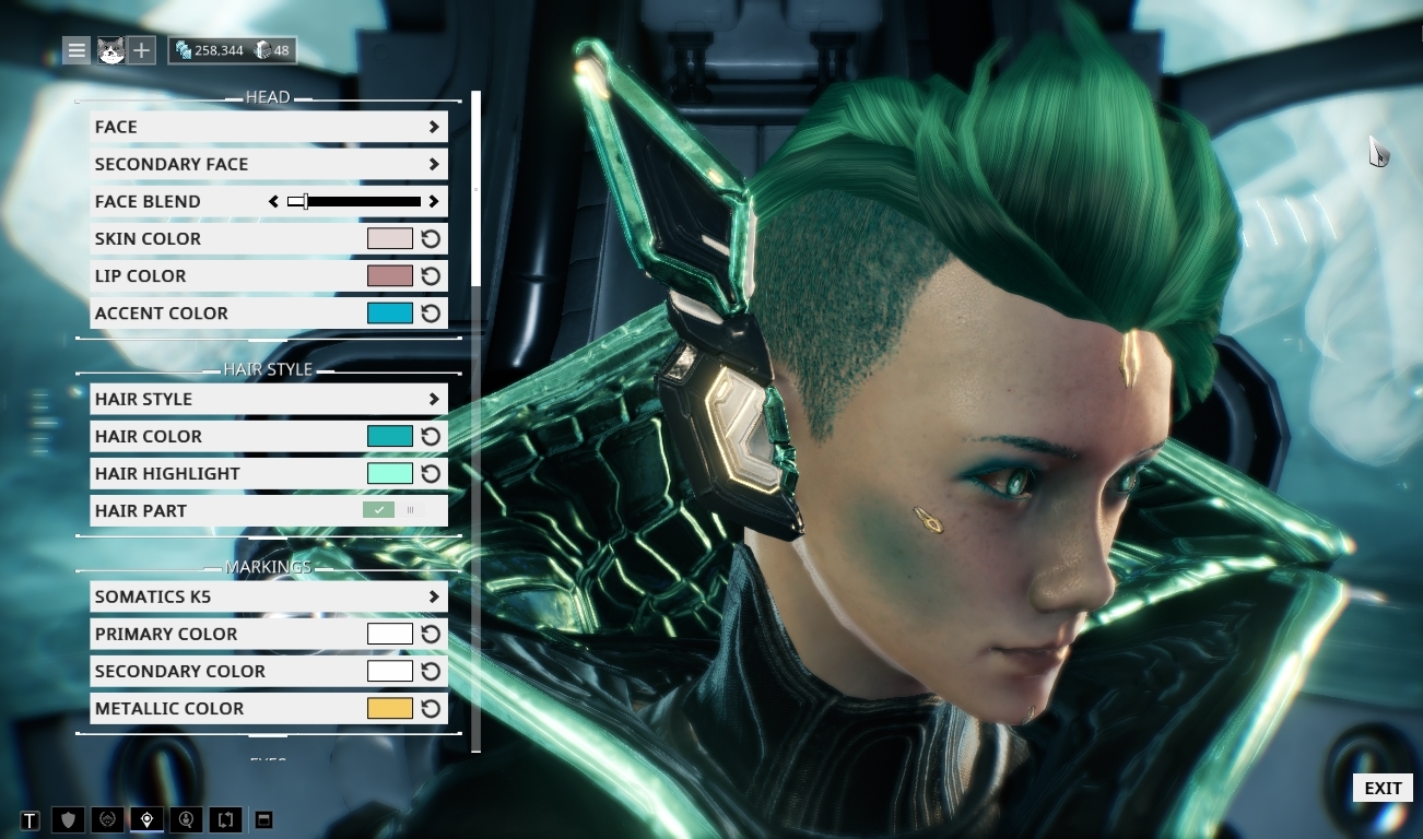 [BUG]Operator facial structure tends to flatten or change depending on your animation. : r/Warframe