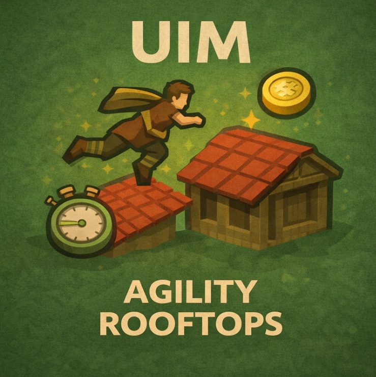 UIM AIO Agility | ALL ROOFTOPS | GNOME COURSE | LOOTS MARKS OF GRACE ...