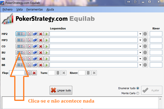 Problema com o Equilab | Ferramentas de Poker | Fórum PT PokerStrategy.com