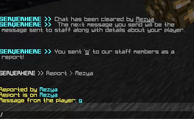 Ultimate Staff | Clear Chat & Reports | SpigotMC - High Performance Minecraft Community