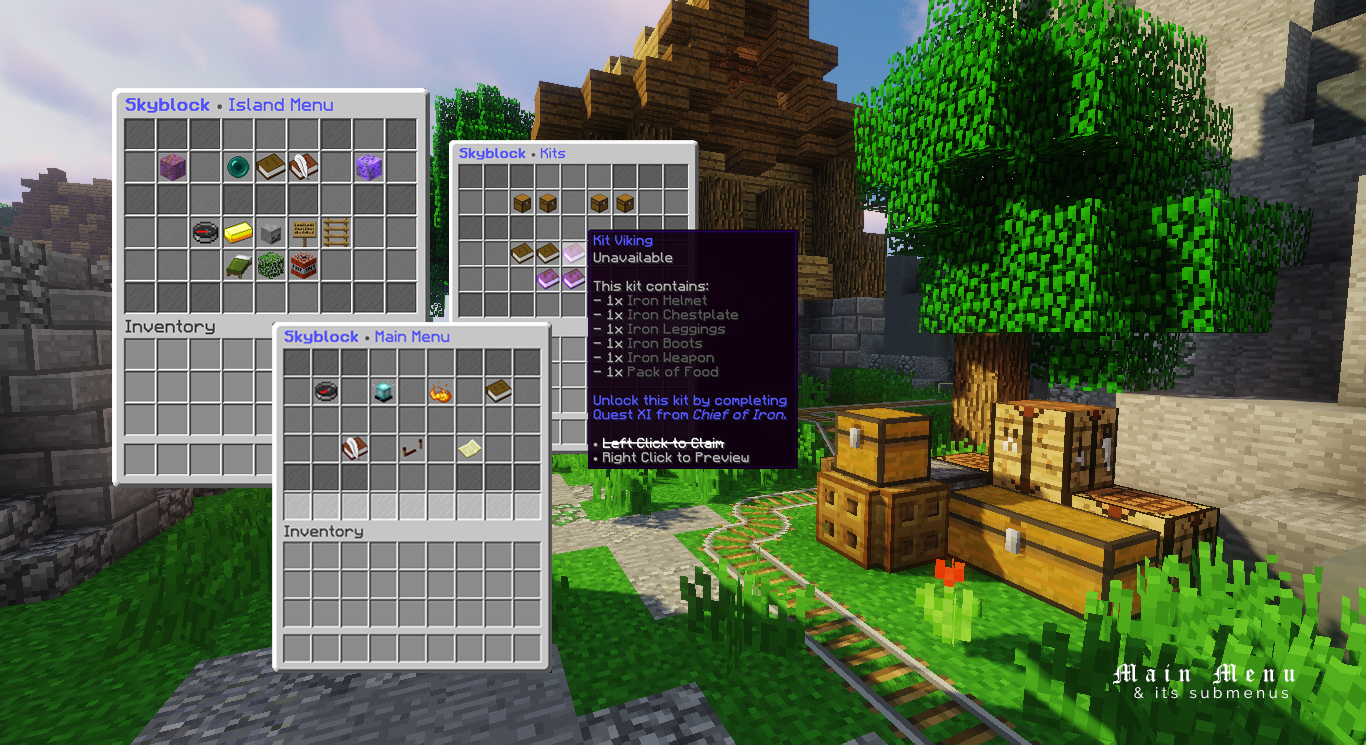 [ *HQ* ] MEDIEVAL SKYBLOCK SETUP UNIQUE QUESTS CUSTOM ENCHANTS ...