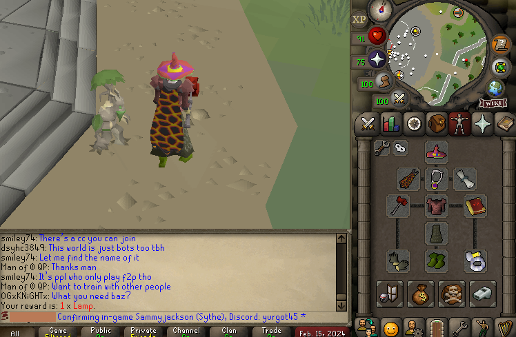 *hardcore* 1.9k total HCIM infernal cape, dragon warhammer BOWFA ...