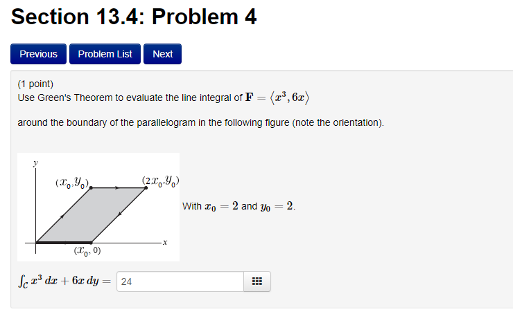 Solved Section 13.4: Problem 4 Previous Problem List Next (1 | Chegg.com