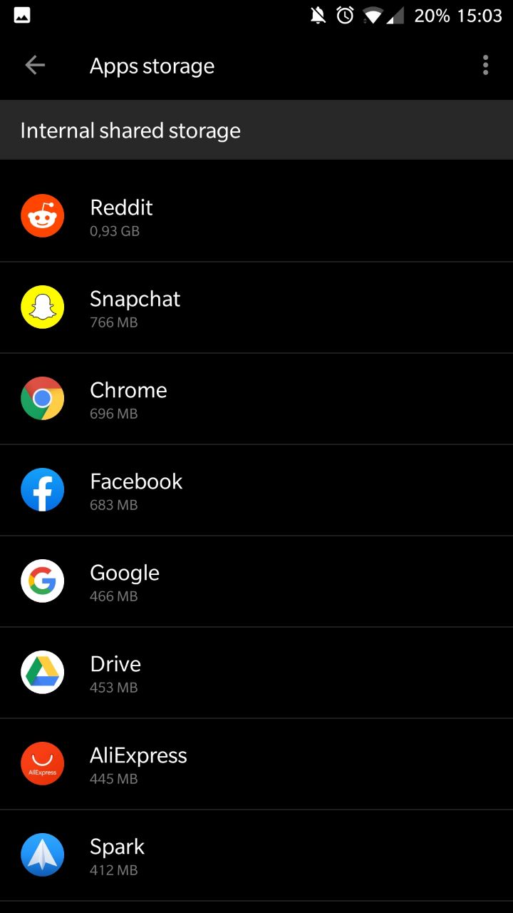 Why don't all of my installed apps show up at the storage screen? : r/androidapps