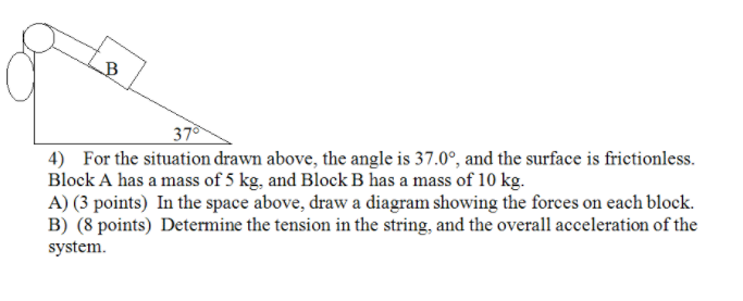 Solved For the situation drawn above, the angle is 37.0 | Chegg.com