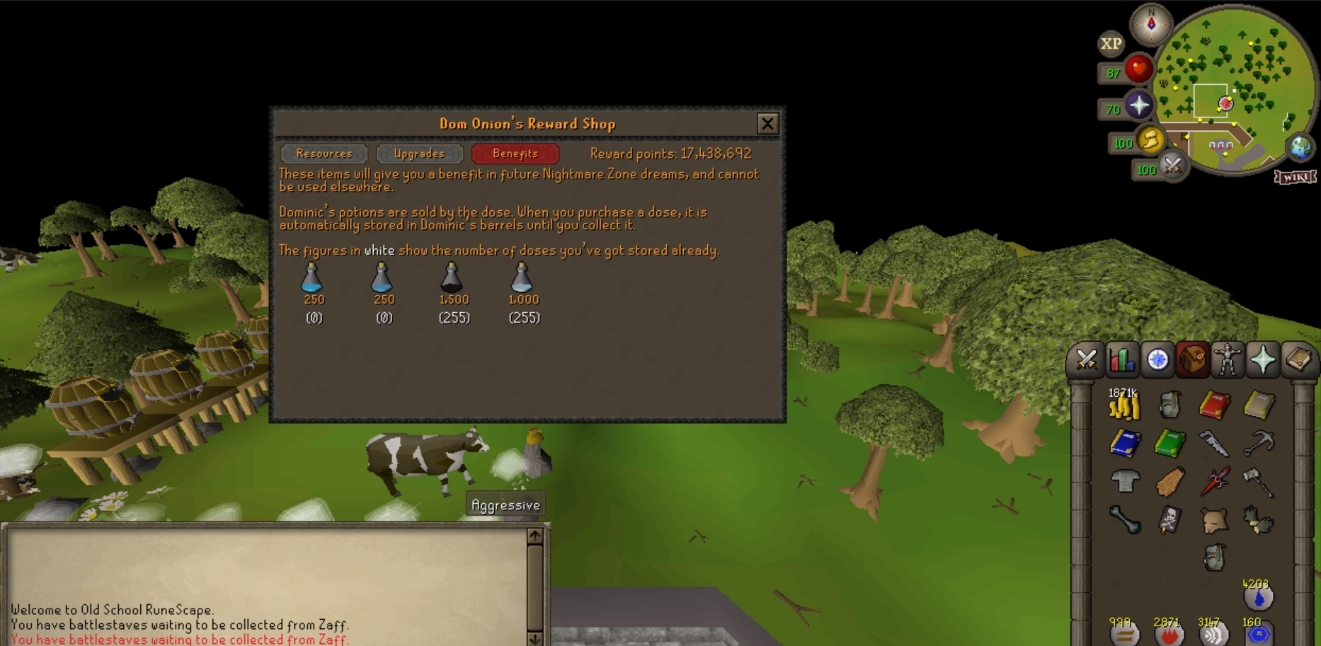 Almost maxed 60 attack piety med level (60-96-70) (low hp) | Sell ...