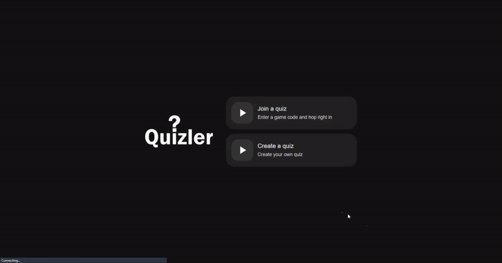 GitHub - jacobtread/Quizler: A Quick app using go and vuejs