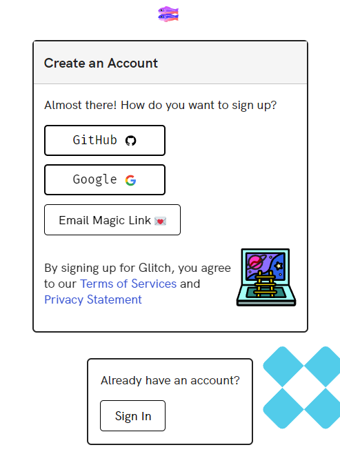 【Glitch】デプロイ初期設定。GitHubとの連携 #初心者 - Qiita