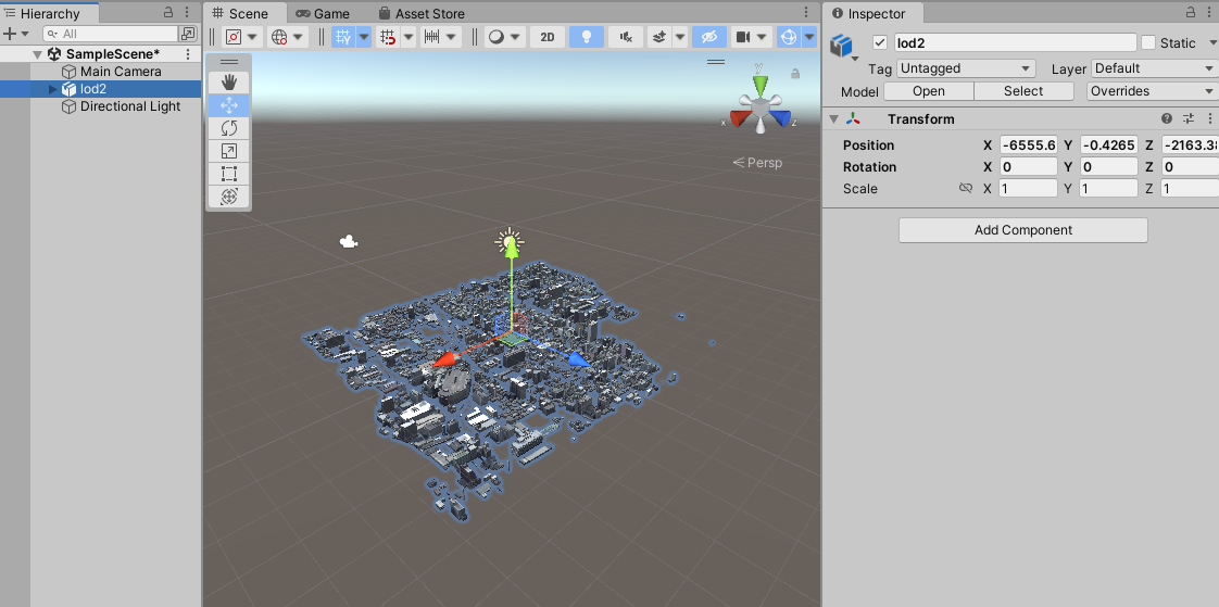 [Q&A] PLATEAUのFBX形式のファイルを原寸大に変換できない - Qiita
