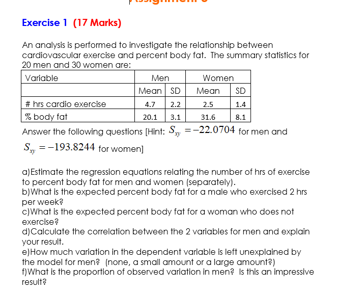 Solved PJJI Exercise 1 (17 Marks) An analysis is performed | Chegg.com