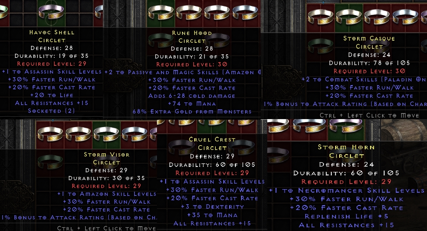 Lld Circlets - Topic - d2jsp