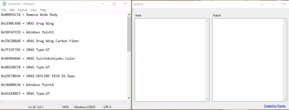 GitHub - FrazzIe/gxt2lua: formats gxt2 entries to lua in FiveM