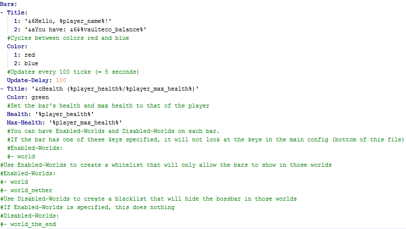 UltimateBossBar - The best boss bar plugin out there! Now supports all ...