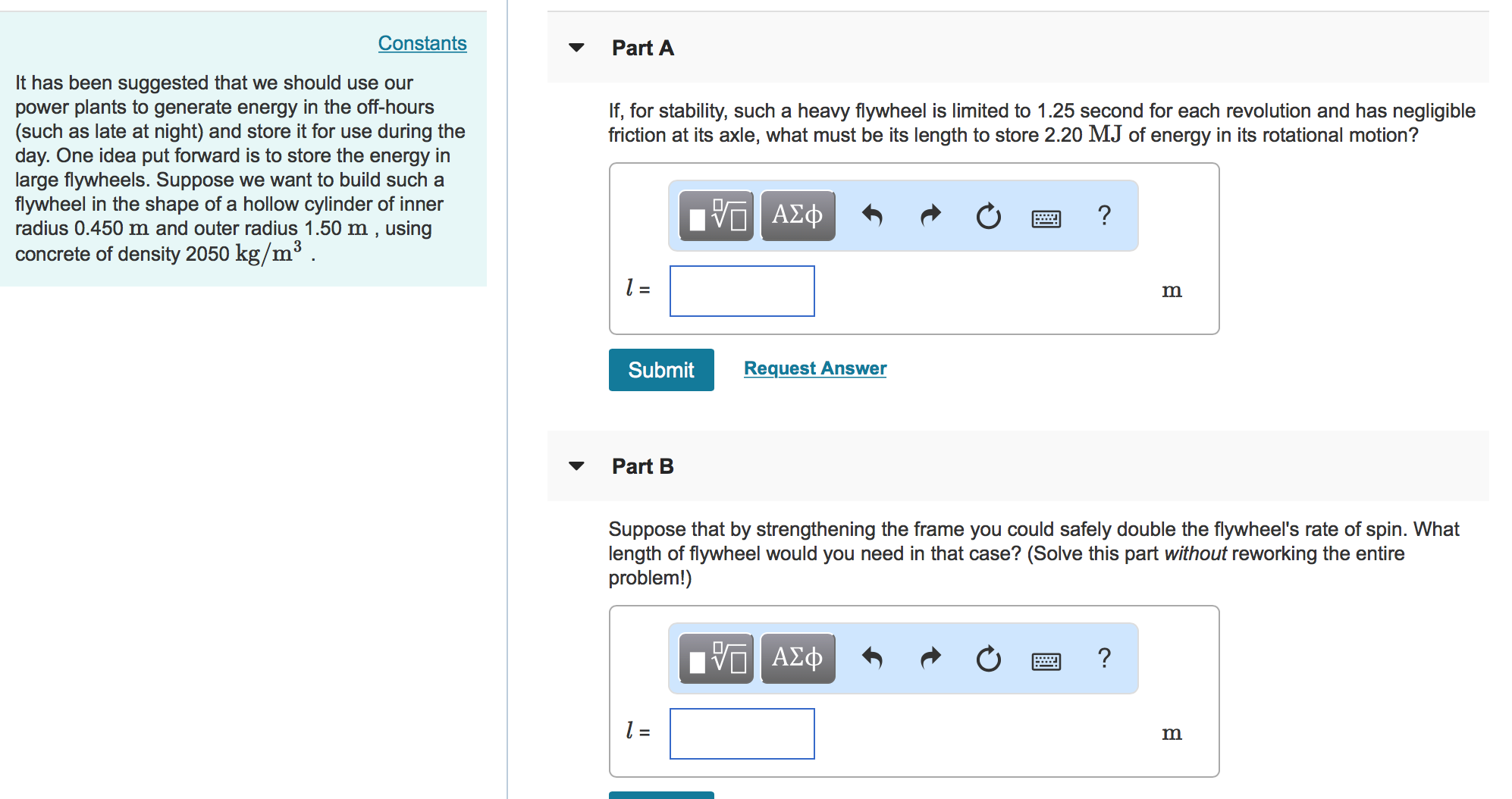 Solved Constants Part A It has been suggested that we should | Chegg.com