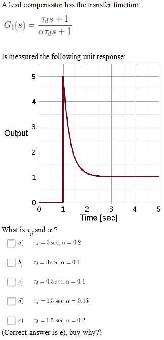 Solved A lead compensator has the transfer function: G_1 | Chegg.com