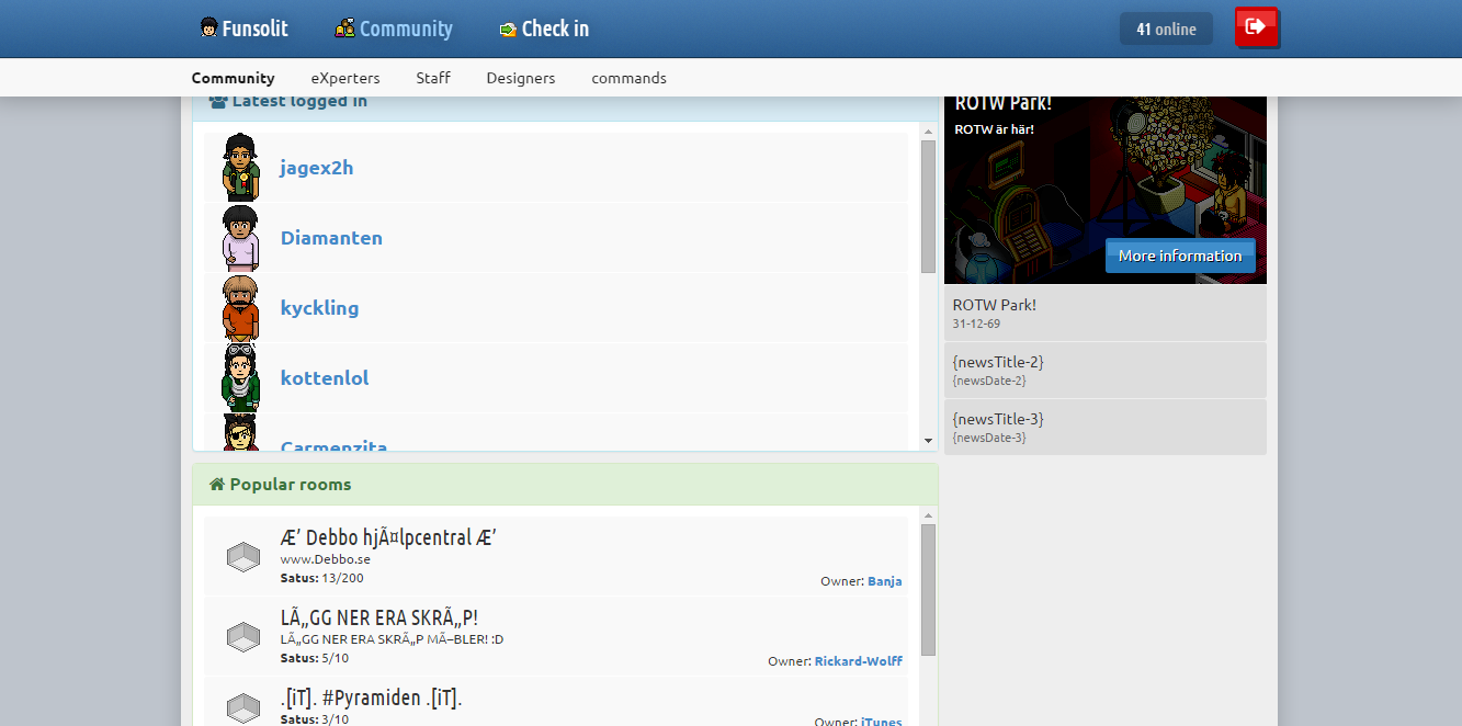 Shock (RevCMS skin) (Look-a-like habin,sjovt,habbiz cms) | RaGEZONE ...