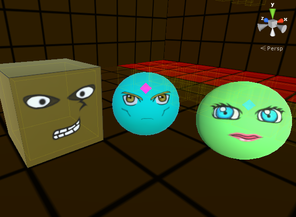 First iteration of characters. Rate plz : r/Unity3D