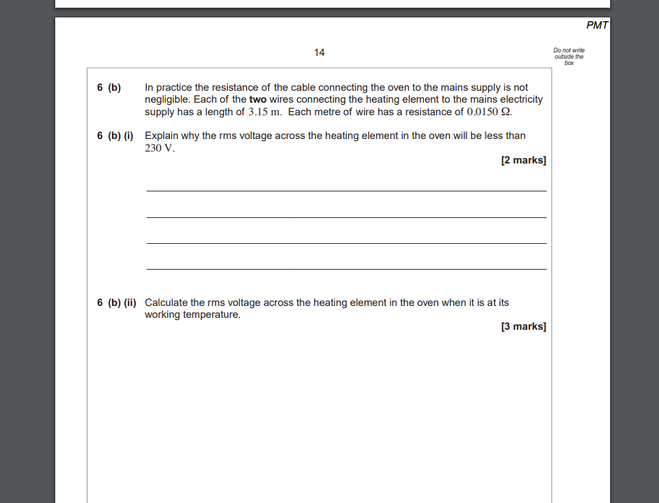 Electricity a level question - The Student Room