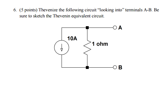Solved Thevenize the following circuit " looking into" | Chegg.com