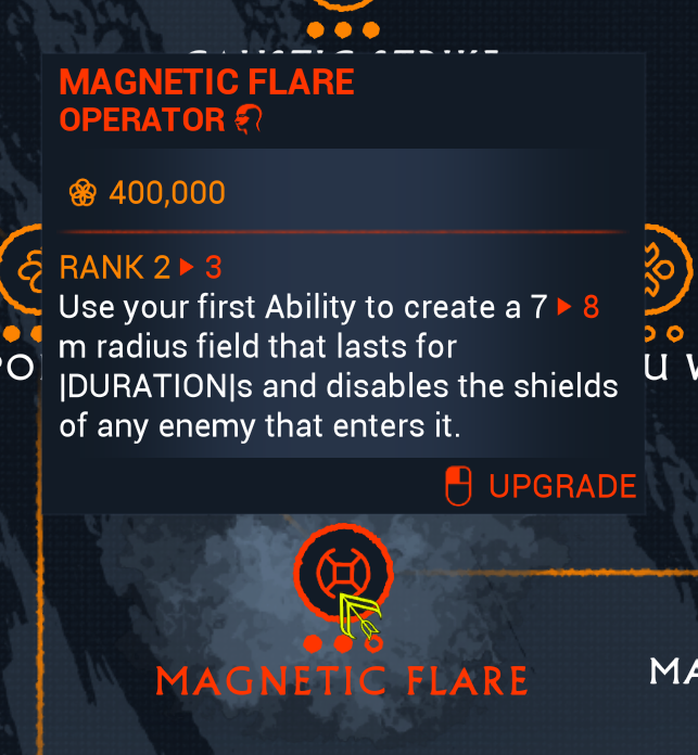 Magnetic Flare - Unairu description bug? - General - Warframe Forums