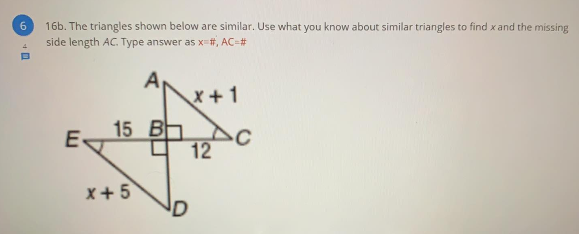 [High School Geometry] Similar triangles : r/HomeworkHelp