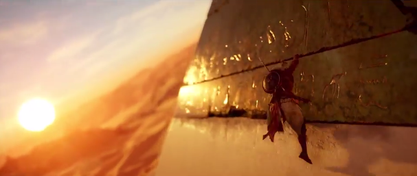 Size of the pyramids (Bayek for scale) : r/assassinscreed