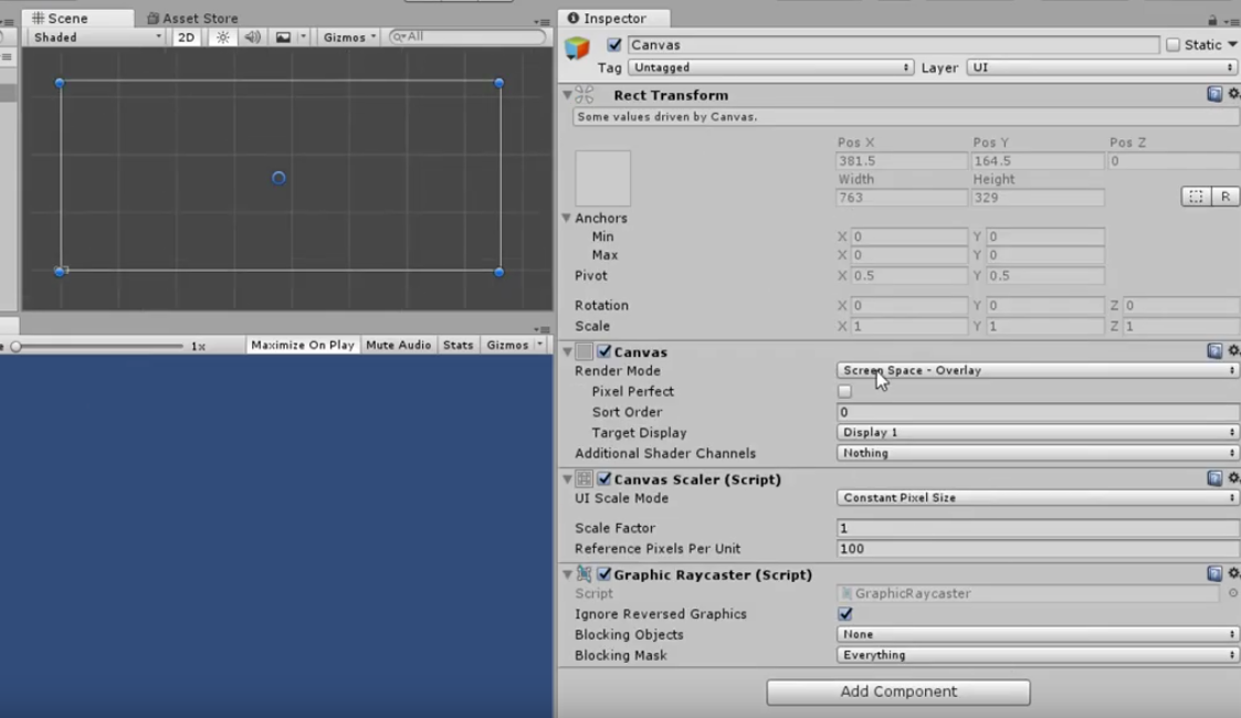 Absolute beginner's question about Canvas size. : r/Unity3D