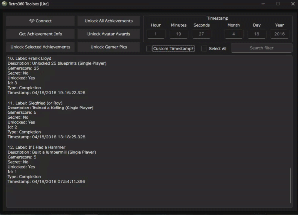 [RGH/JTAG] Retro360 Individual Achievement Unlocker [Lite] - The Tech Game