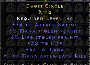 Dual Leech Ring 6ml/6ll+ - Topic - d2jsp