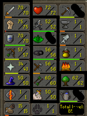 Sins of the father quest line| Rogues outfit| 70 attack | 75 strength ...