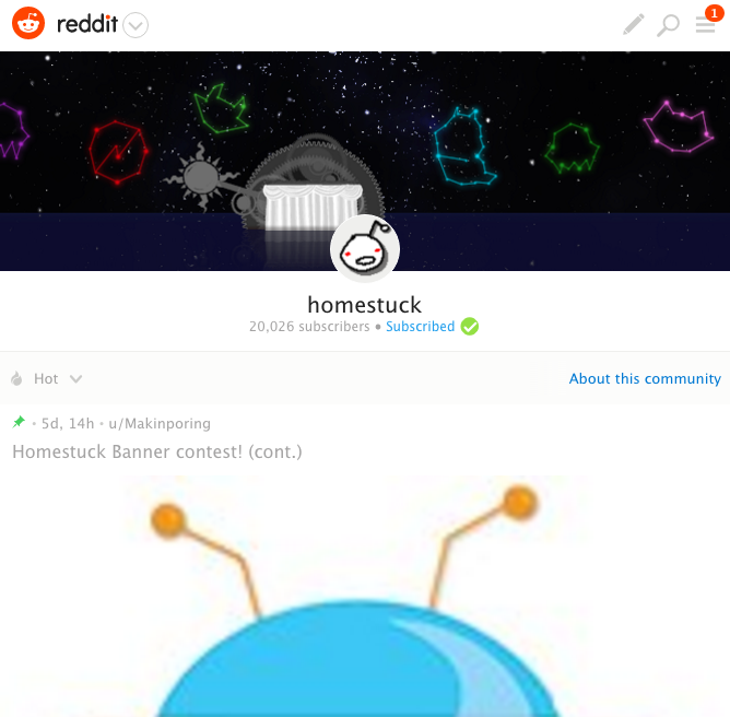 Homestuck Banner contest! (cont.) : r/homestuck