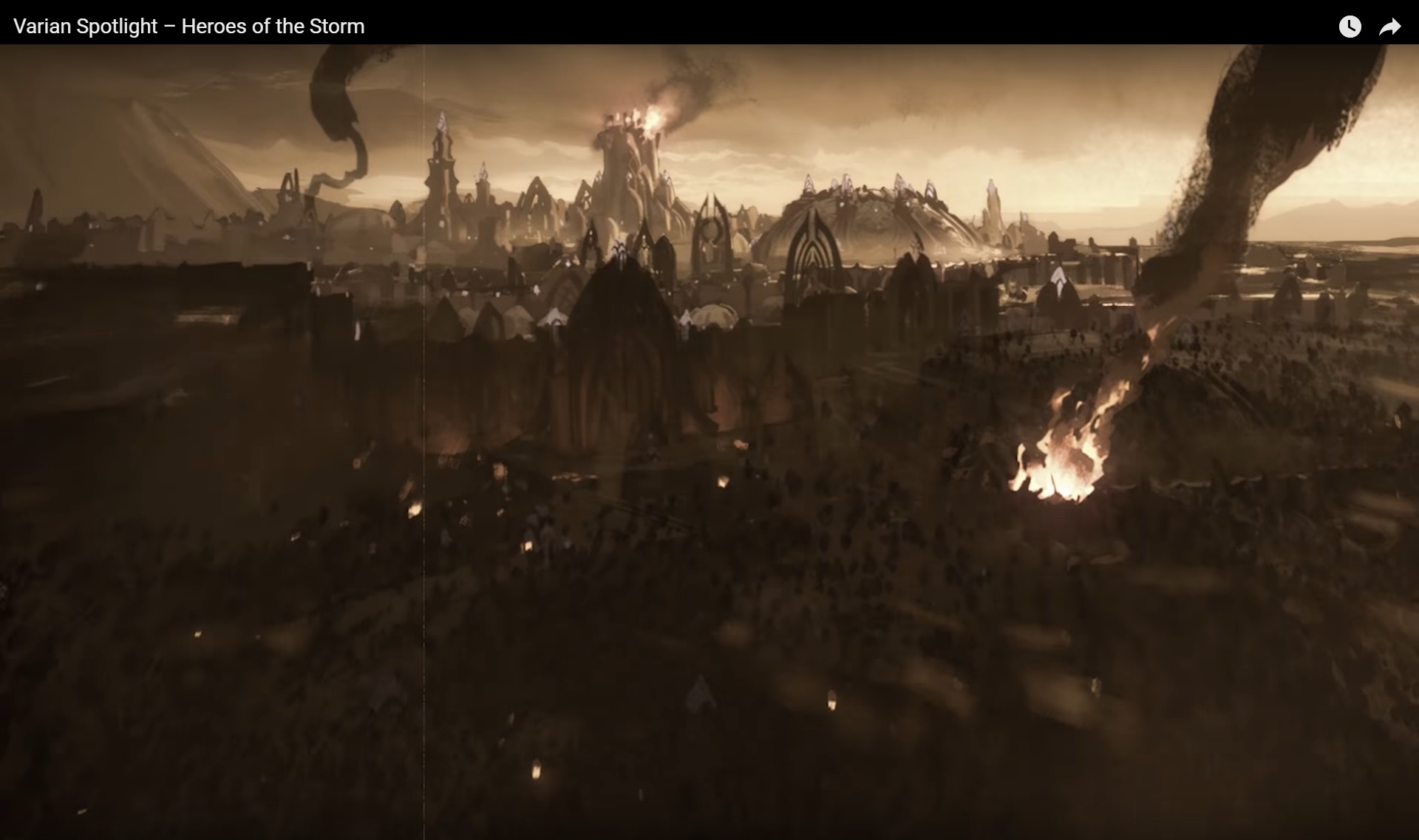 Did anyone notice that Varian's spotlight has a picture of... Shattrath ...