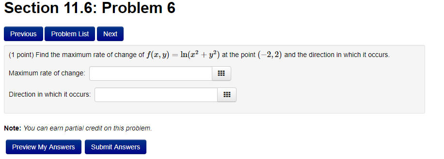 Solved Section 11.6: Problem 6 Previous Problem List Next (1 | Chegg.com