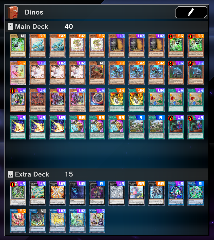 Need some help improving my Dino deck : r/masterduel