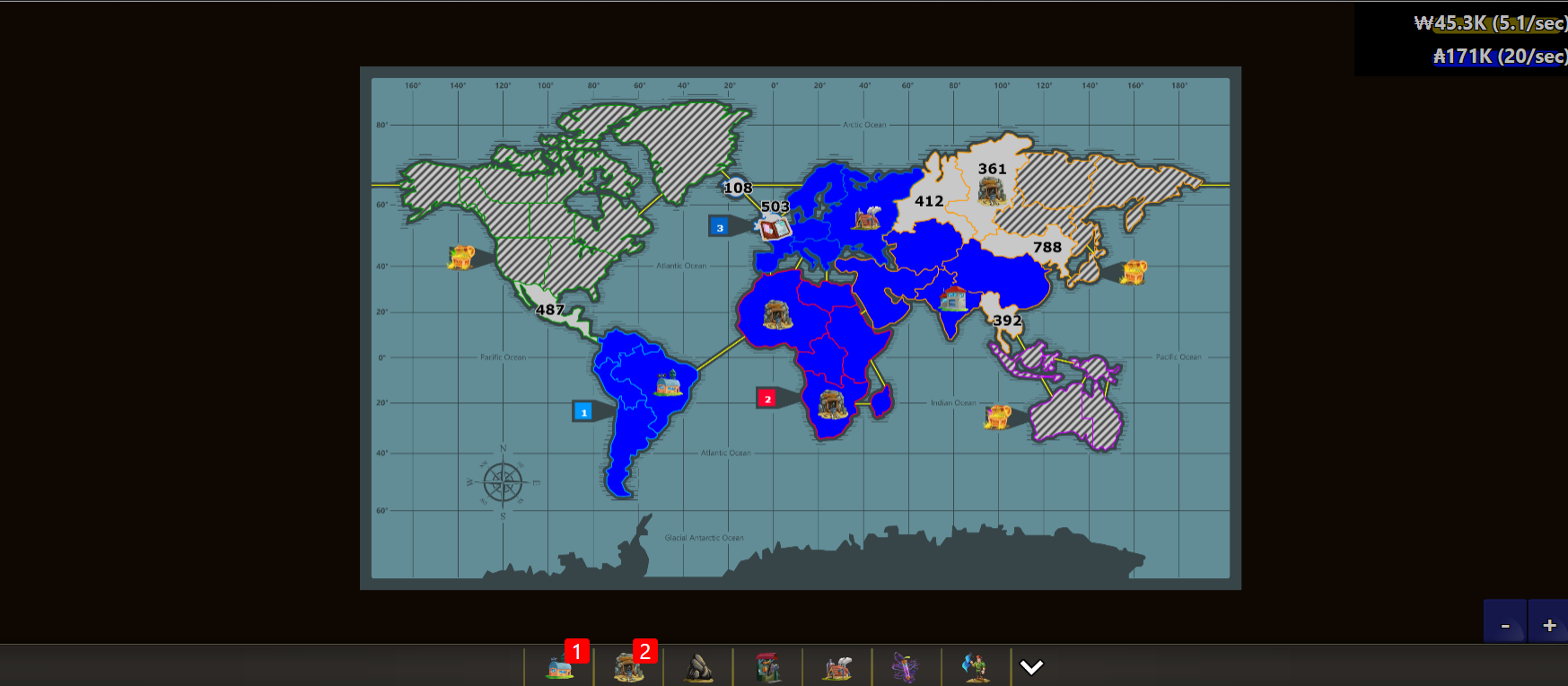 Warzone Idle Beta - A Risk inspired Incremental game! : r/incremental_games