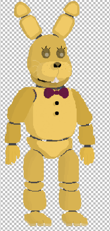 My new SpringBonnie sprite! : r/fivenightsatfreddys