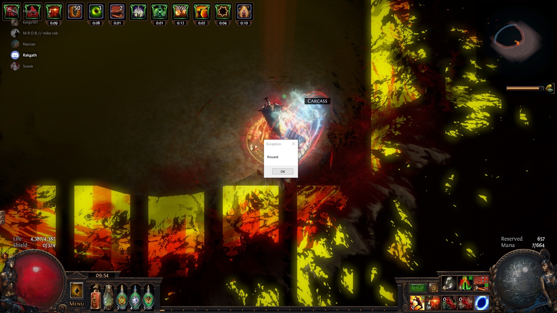 Bug Reports - carcass map boss crash? - Forum - Path of Exile