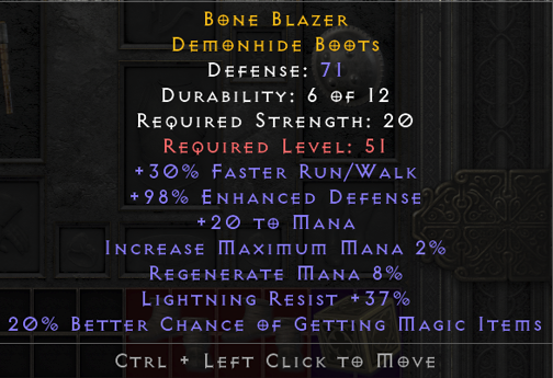 Top Shelf Crafted Caster Boots - Topic - d2jsp